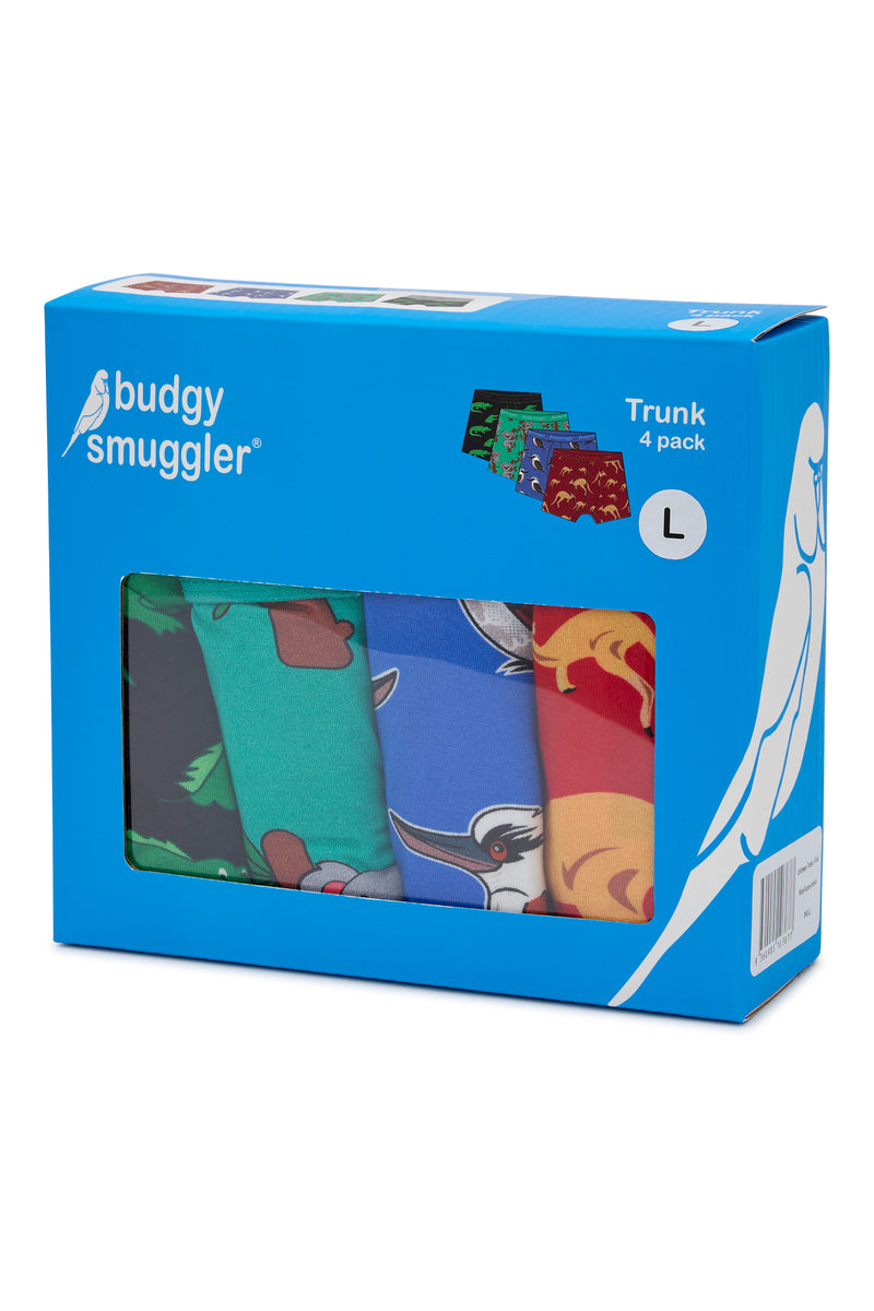 AUSSIE ANIMALS MENS UNDERWEAR MIXED 4 PACK | BUDGY SMUGGLER AUSTRALIA
